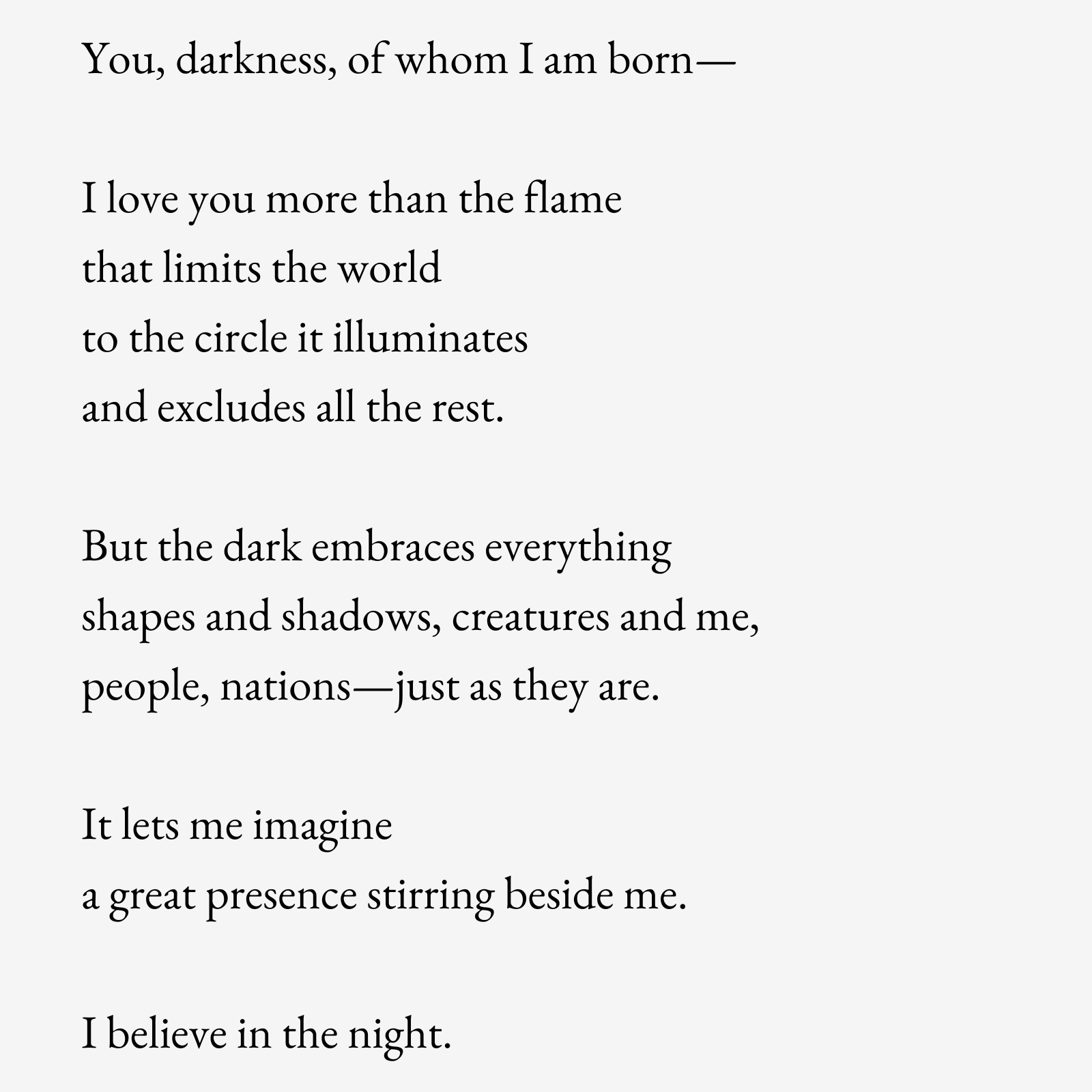 Dark Poems About Life
