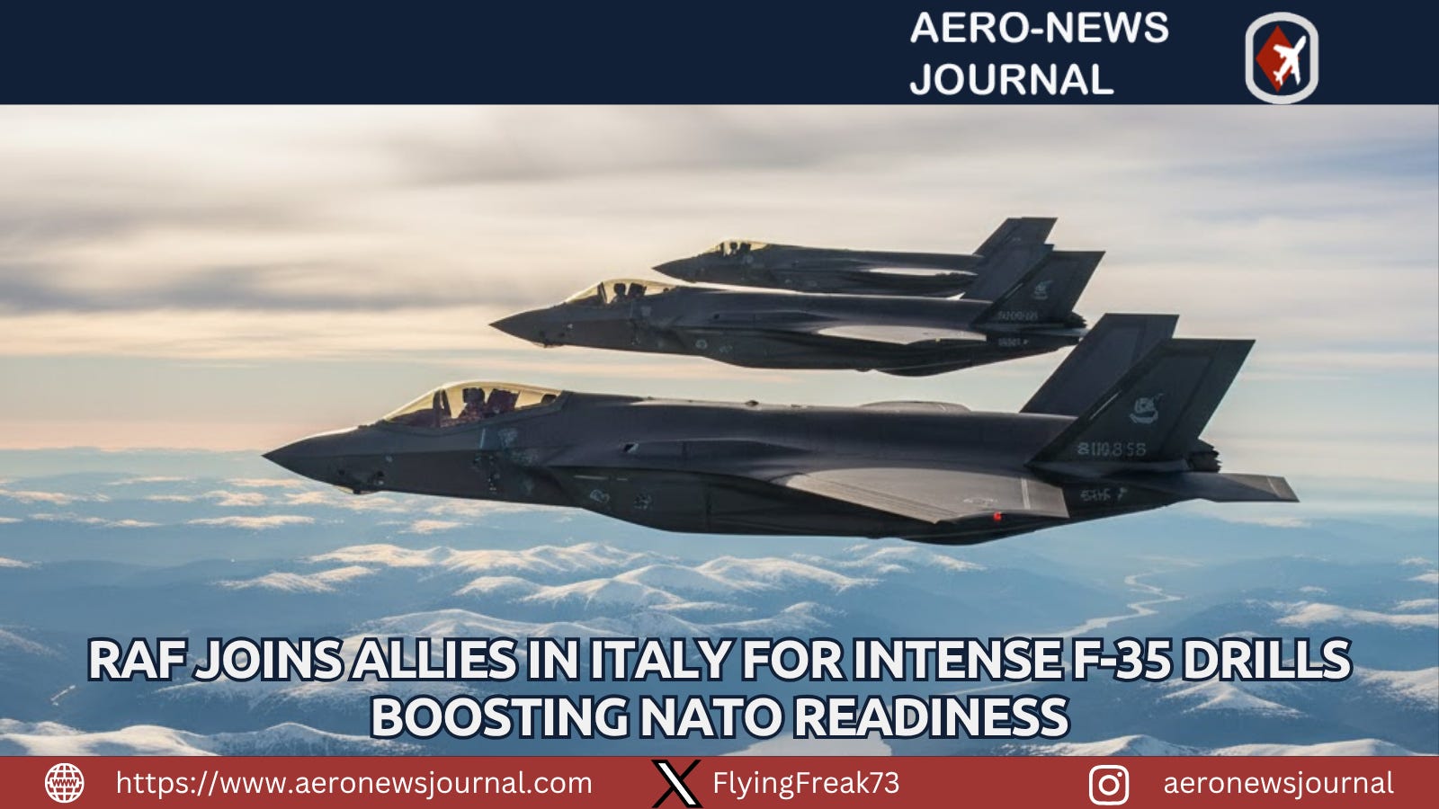 RAF Joins Allies in Italy for Intense F-35 Drills Boosting NATO Readiness