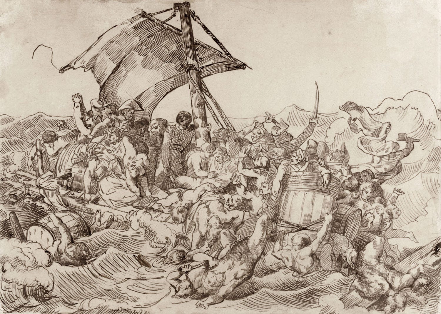 The Raft of the Medusa, by Géricault, a revolutionary masterpiece