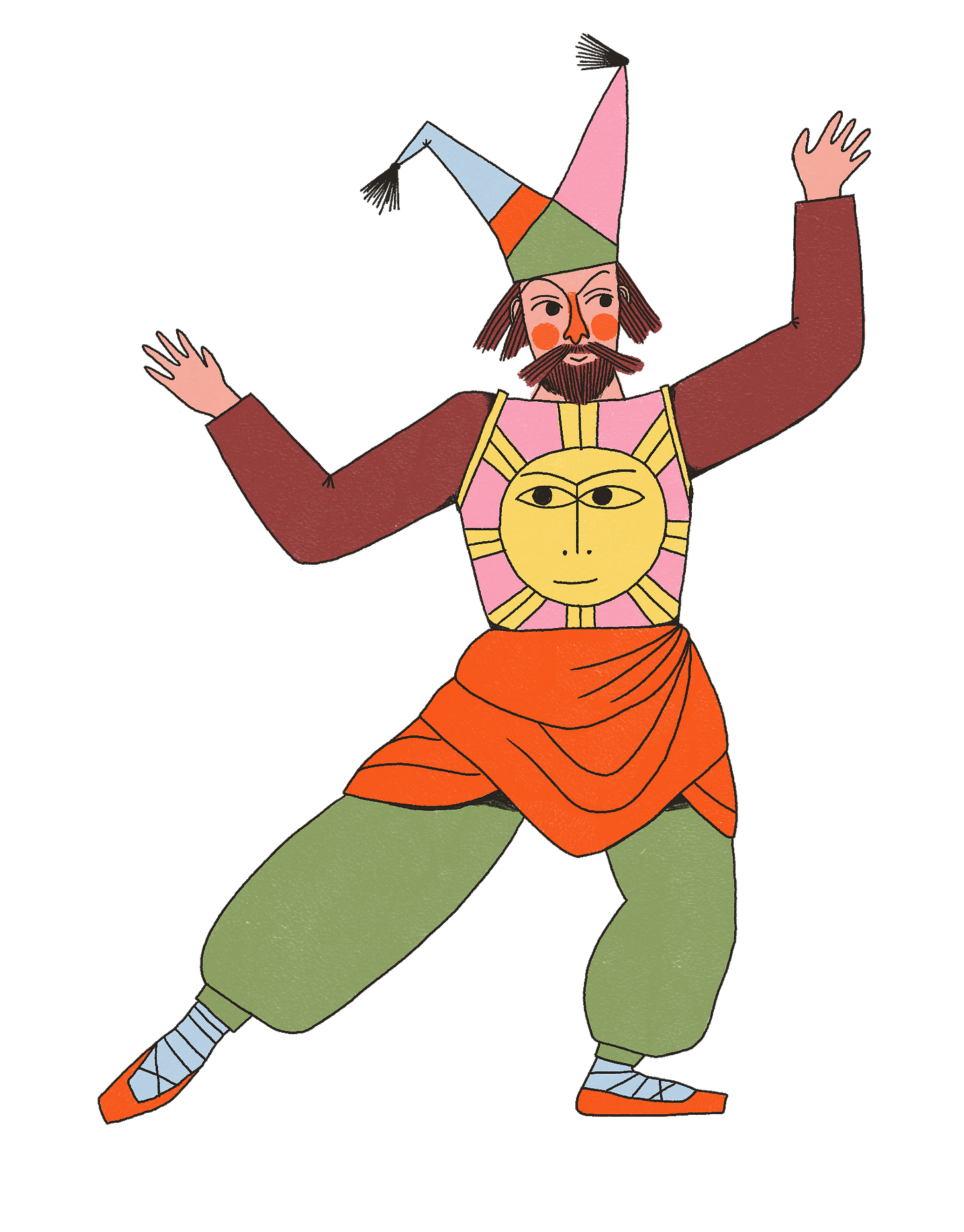 The zanni costumes of commedia dell'arte - by Sal West