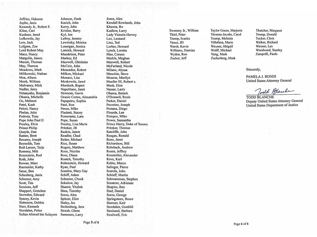 Major News: DOJ Releases Letter of "Politically Exposed Persons" in ...