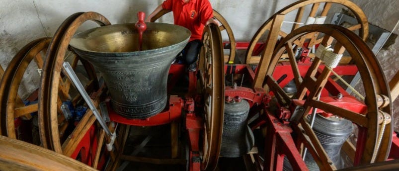 Dec 10 - Bell-ringing peals and bell songs - by Bill Huot