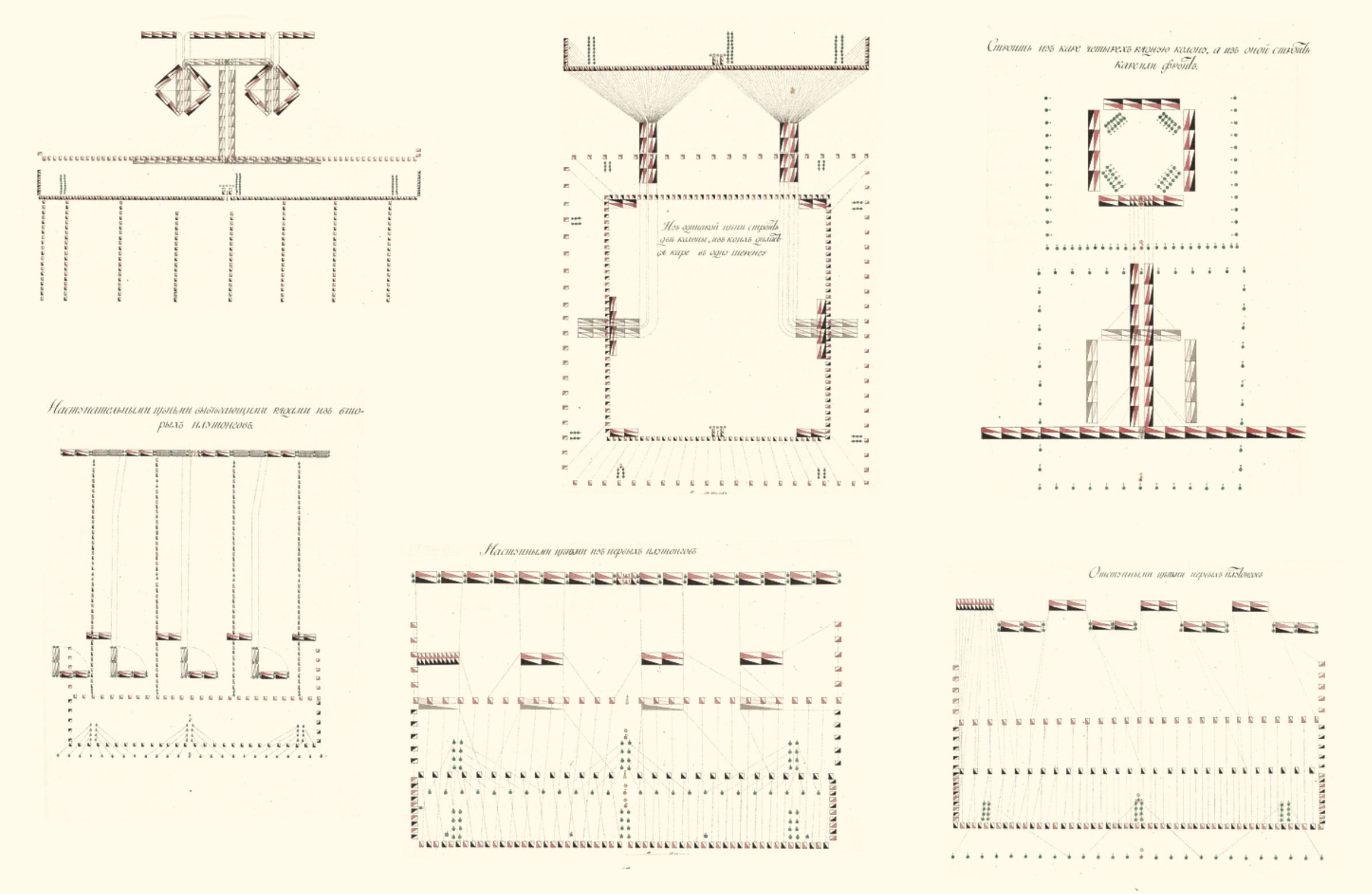 Abstract military formations from Russia