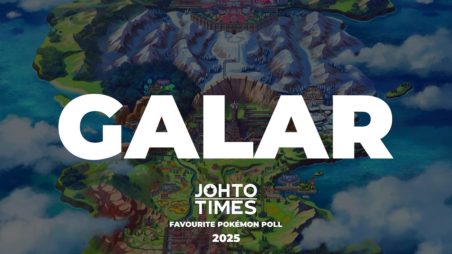 Johto Times Favourite Pokémon Poll 2025 - Johto Times