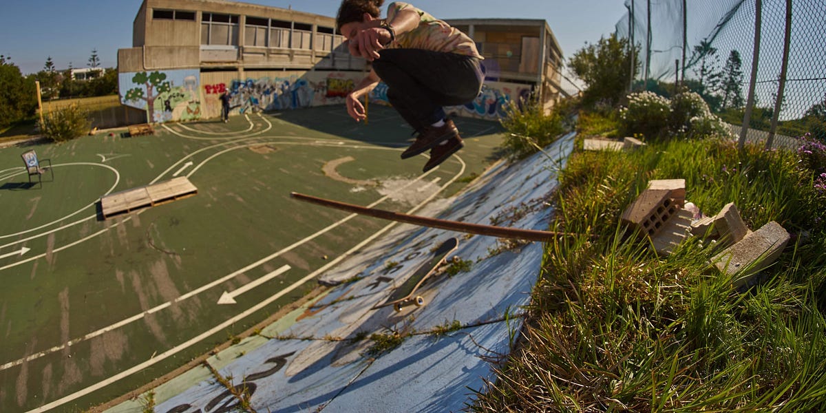 Skateboarding and Writing - by Michael Edward