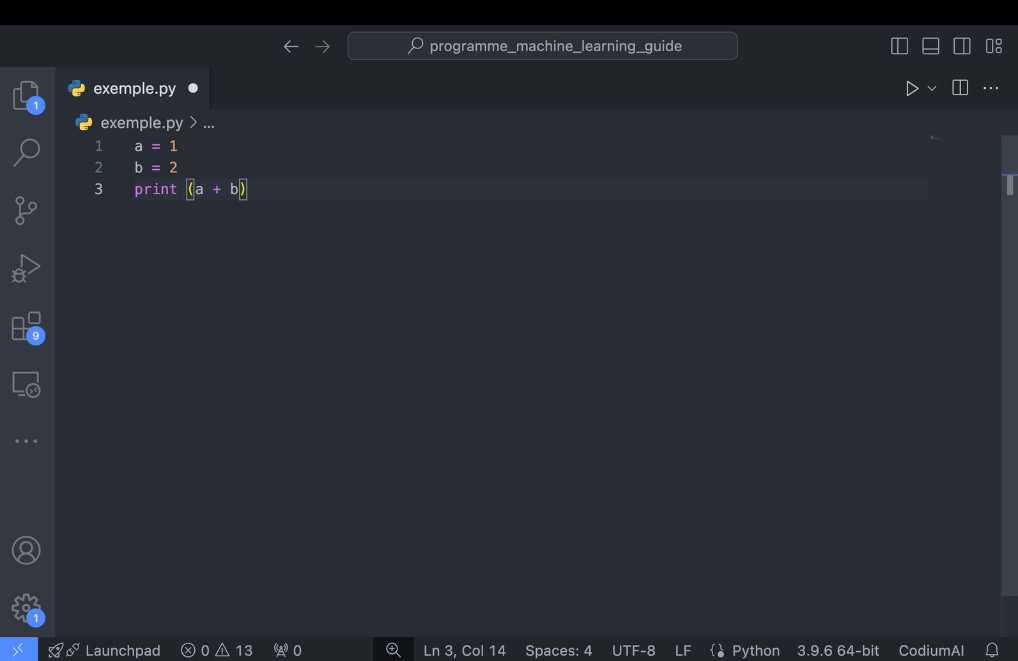 Tutoriel : Jupyter, VS Code et la fenêtre interactive.