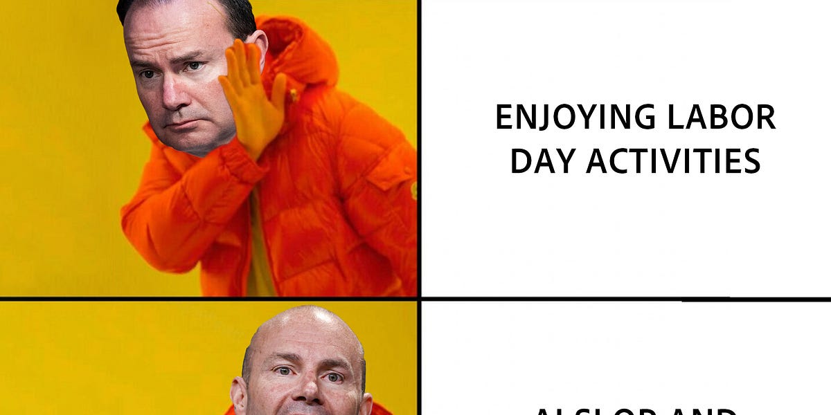 Mike Lee, Slop Addict - by Joe Perticone - The Bulwark
