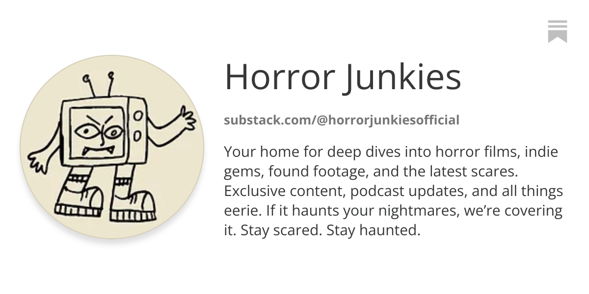 Horror Junkies | Substack