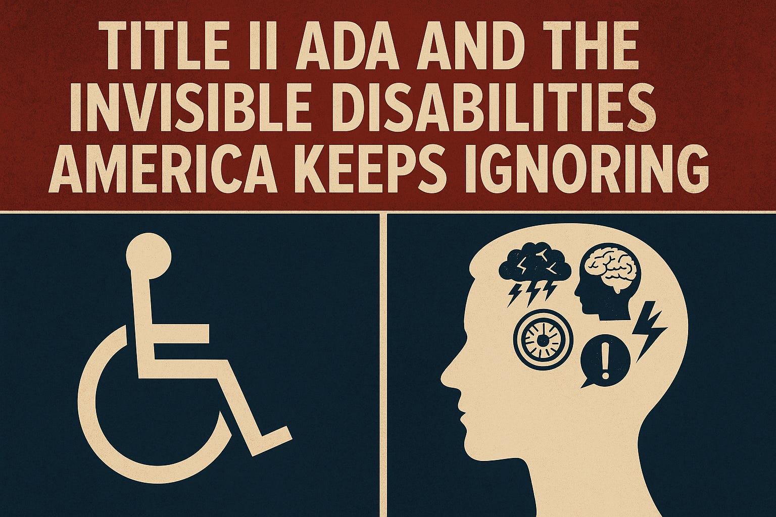 Title II ADA and the Invisible Disabilities America Keeps Ignoring