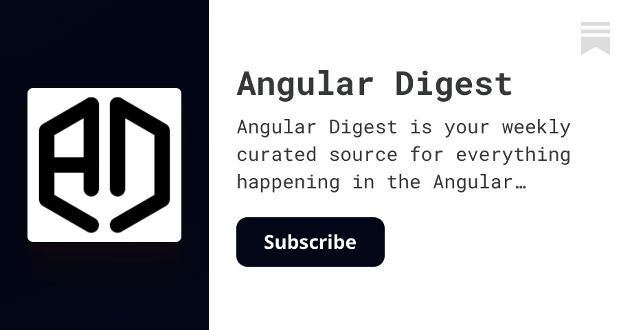 Angular Digest | Gerome Grignon | Substack