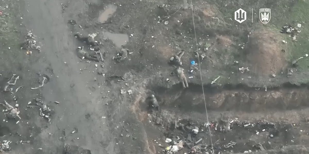 There Are Piles Of Dead Russian Troops In The 'Valley Of Death' North ...