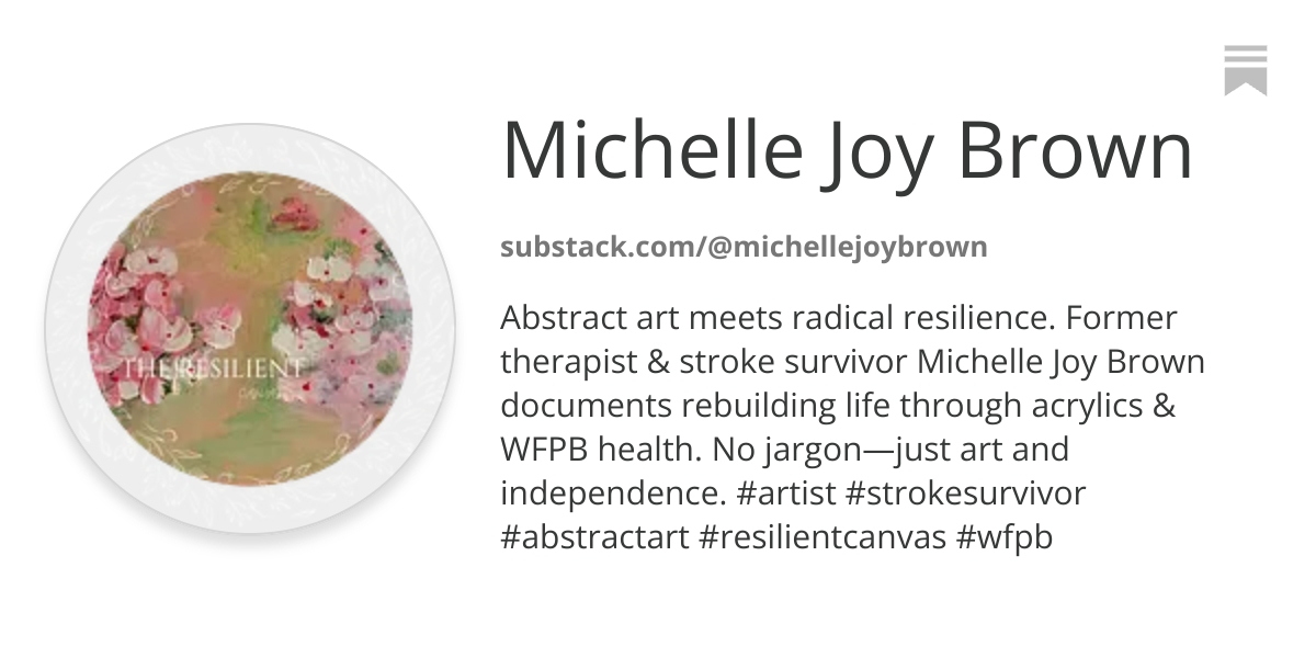 Michelle Joy Brown | Substack