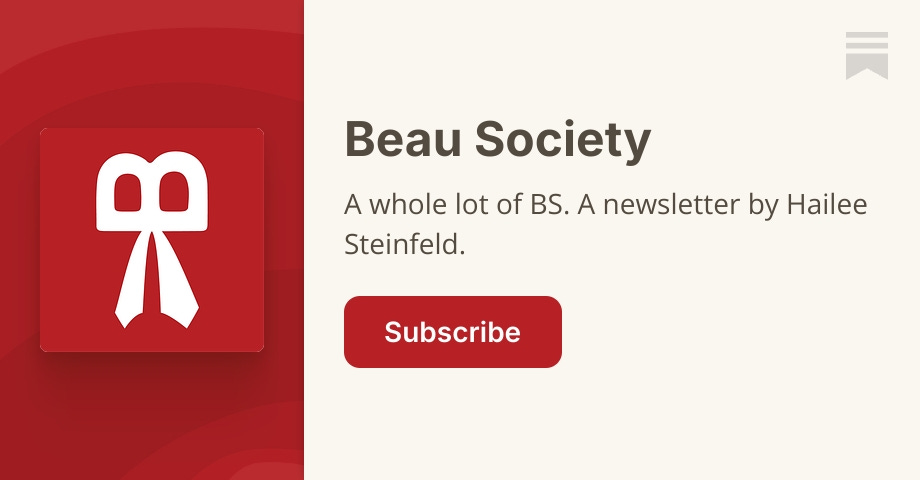 Beau Society | Substack