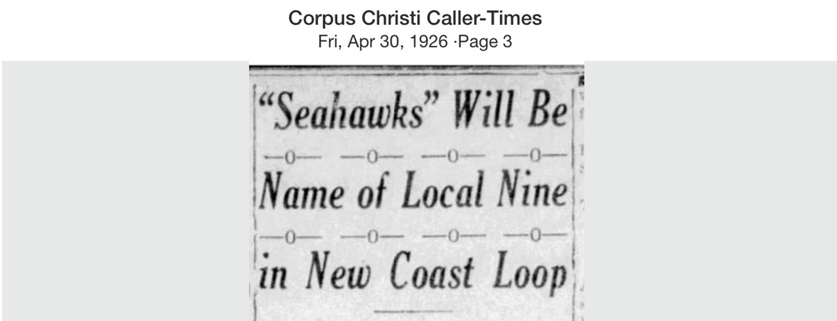Original Seahawks for 101 years in Anacortes