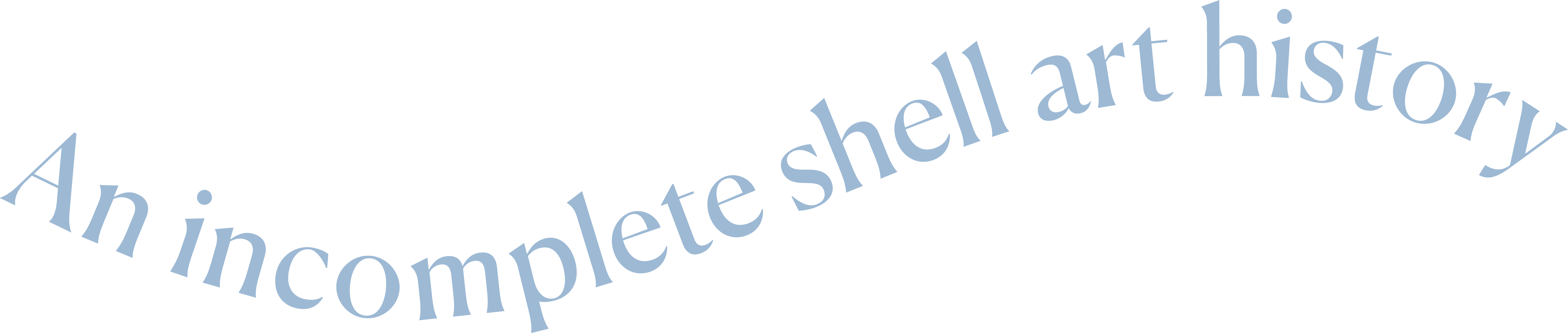 Were shells the artist's earliest muse? - by Elsie Morales