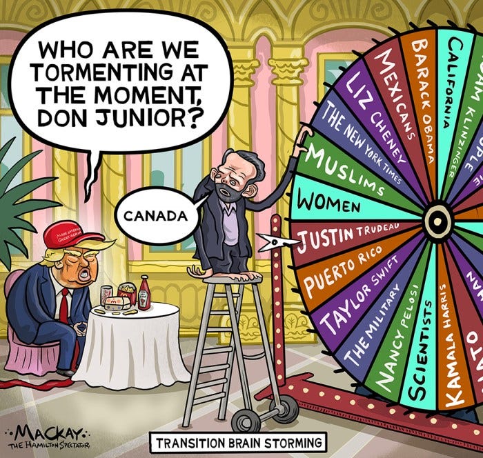 Three out of five Trump cartoons - The Graeme Gallery