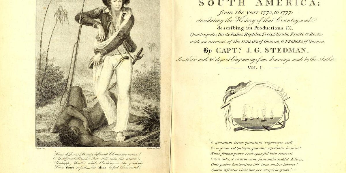 John Gabriël Stedman and his misunderstood distaste for bathing