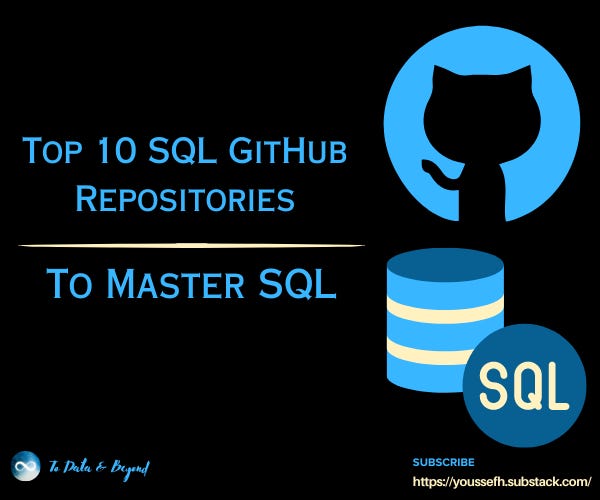 Top 10 SQL GitHub Repositories for SQL Mastery