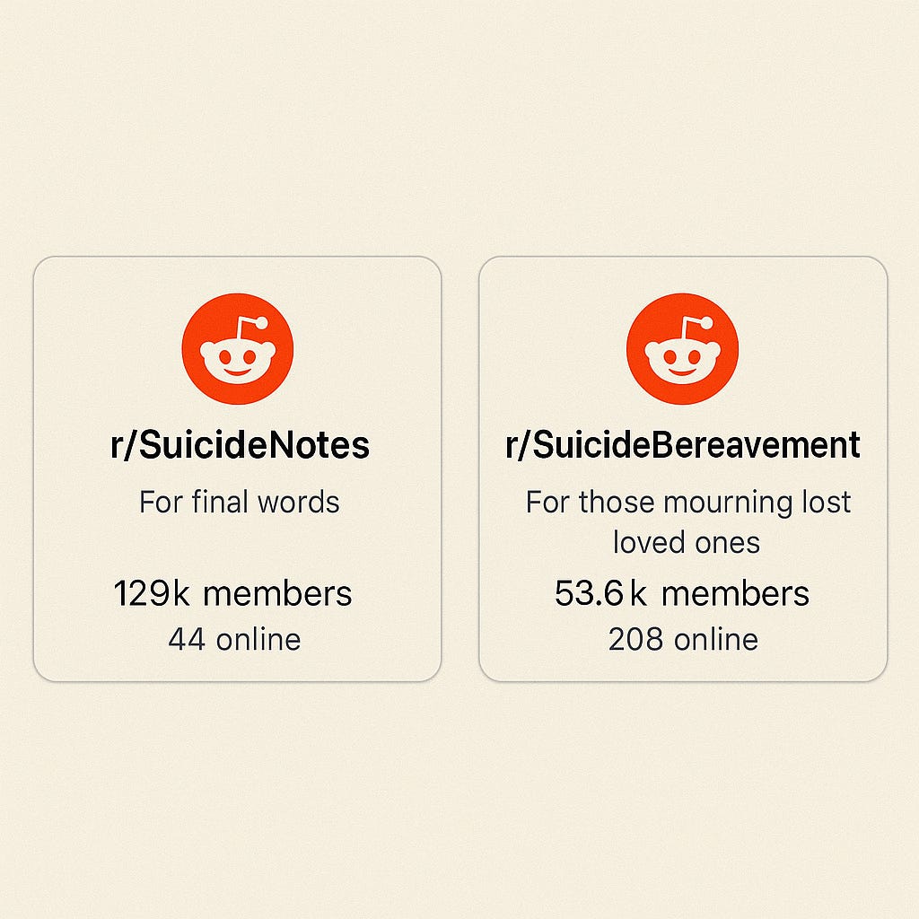 The Strangers Preventing Suicide on Reddit - by Kevin Ryan