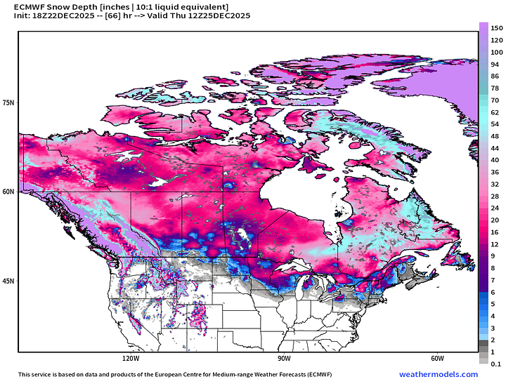 December 22, 2025 Monday Evening Winter Weather
