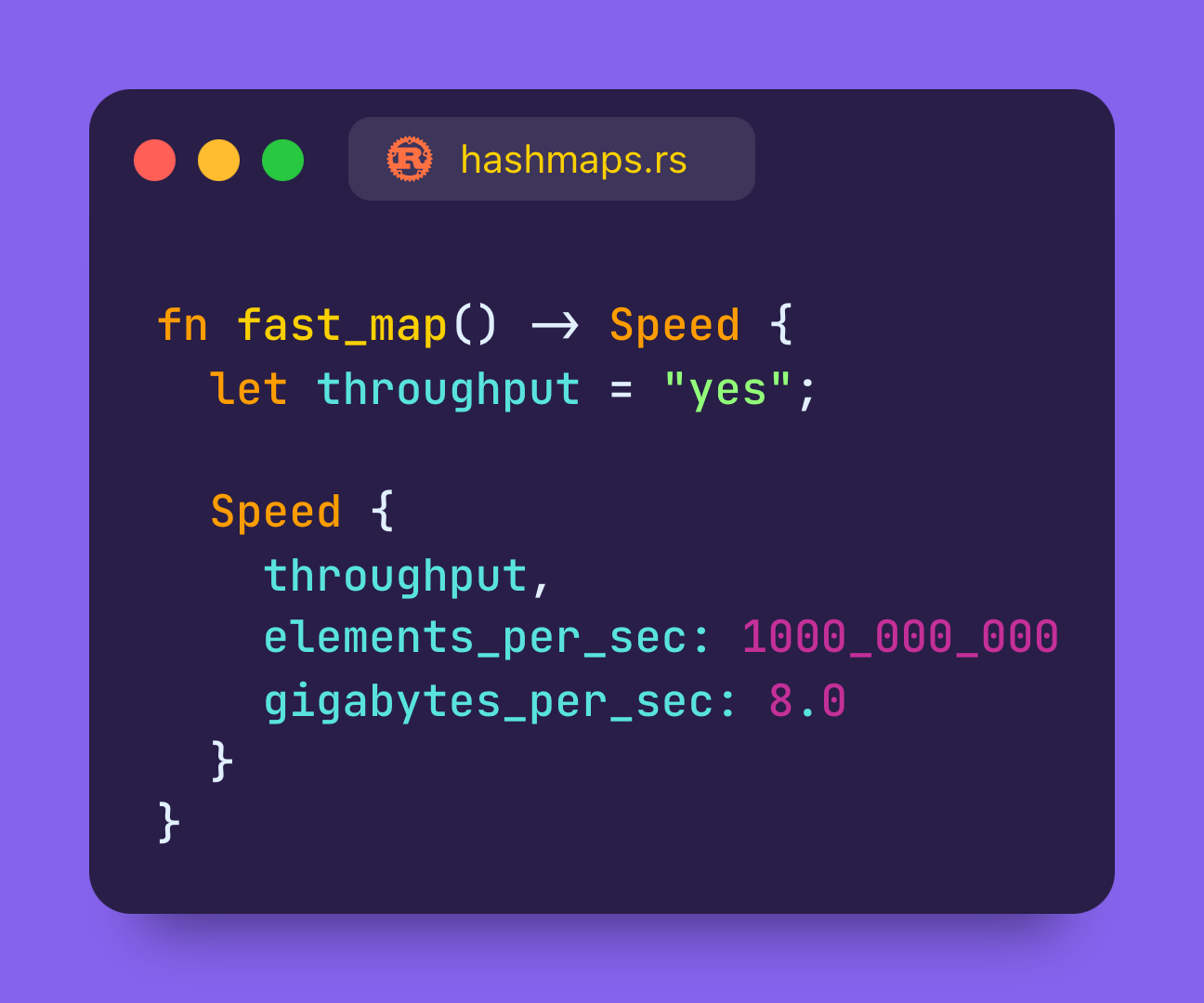 10x-ing Rust hashmap throughput with 100,000 threads