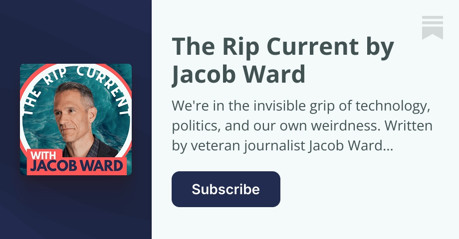 The Rip Current by Jacob Ward | Substack