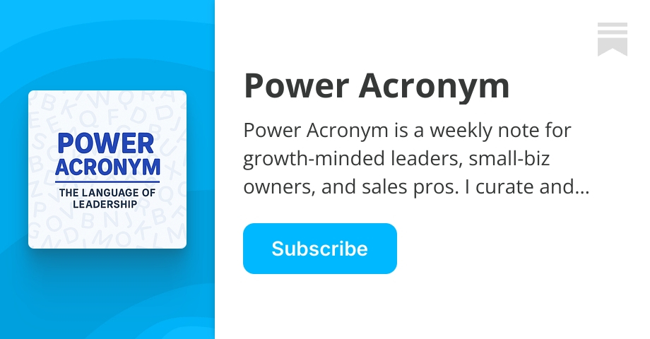 About - Power Acronym