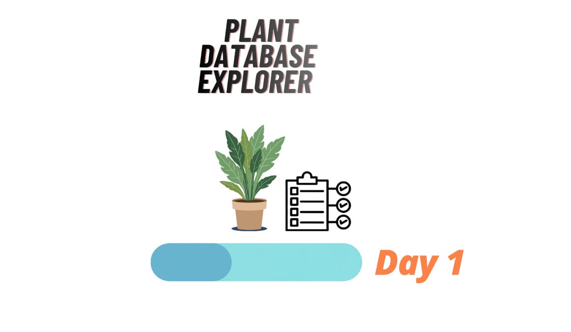 Build a Plant Care Tracker with Smart Reminders: Day 1 - Plant Database ...