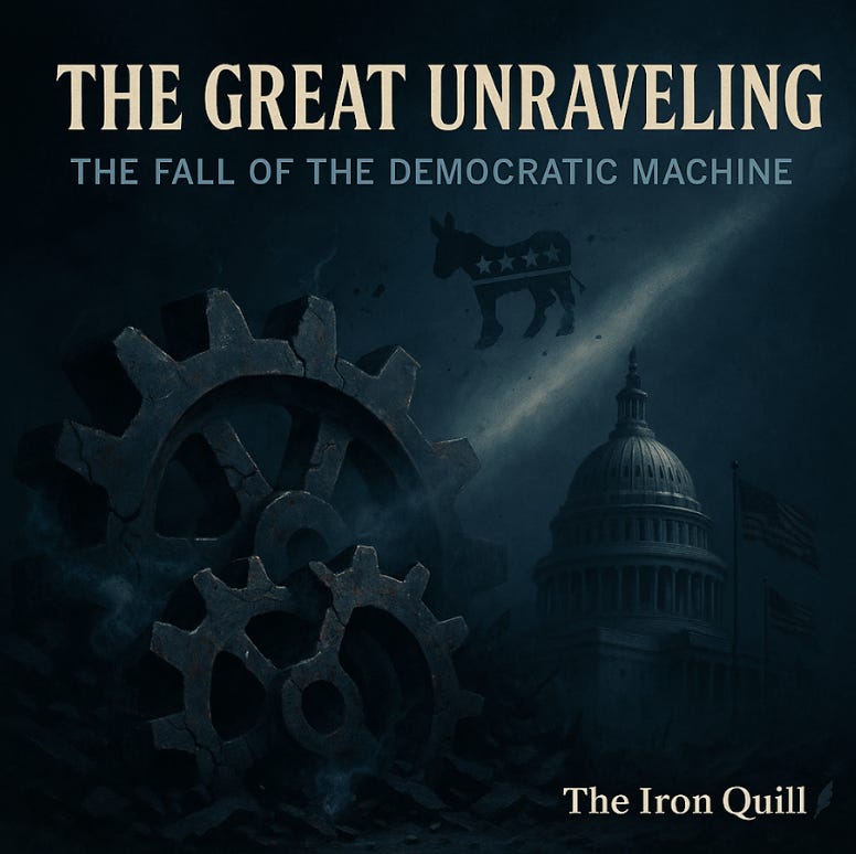THE GREAT UNRAVELING — The Fall of the Democratic Machine