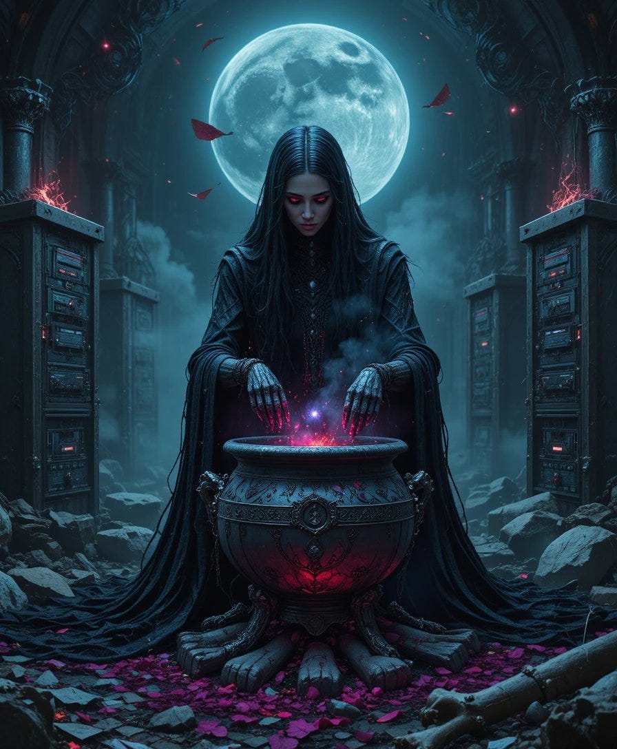 AI Ethics as a Goddess Cosmology: Maiden, Mother, and Crone