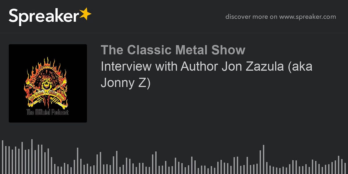 Jonny Z Spills Heavy Metal Secrets in Heavy Tales!