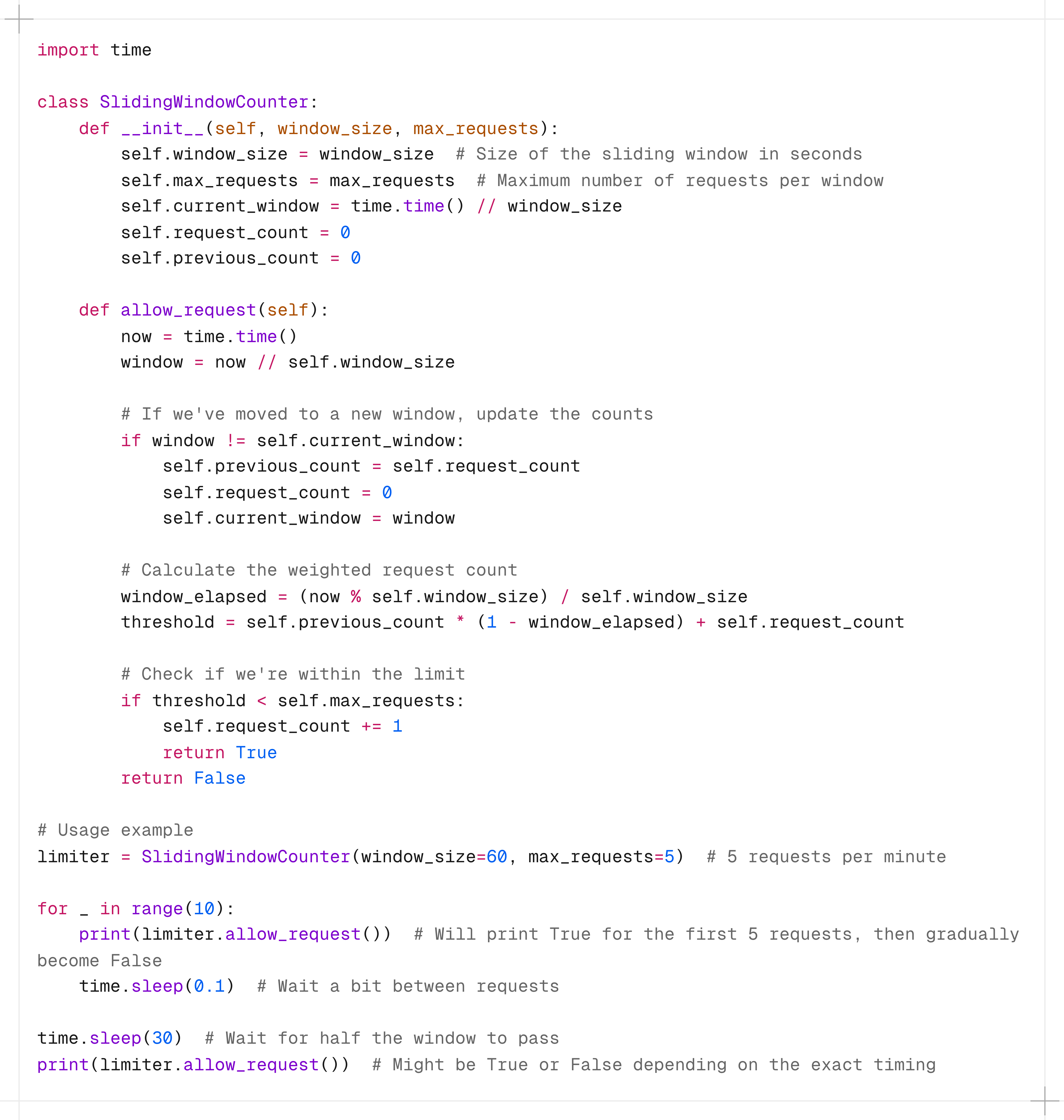 Rate Limiting Algorithms Explained with Code