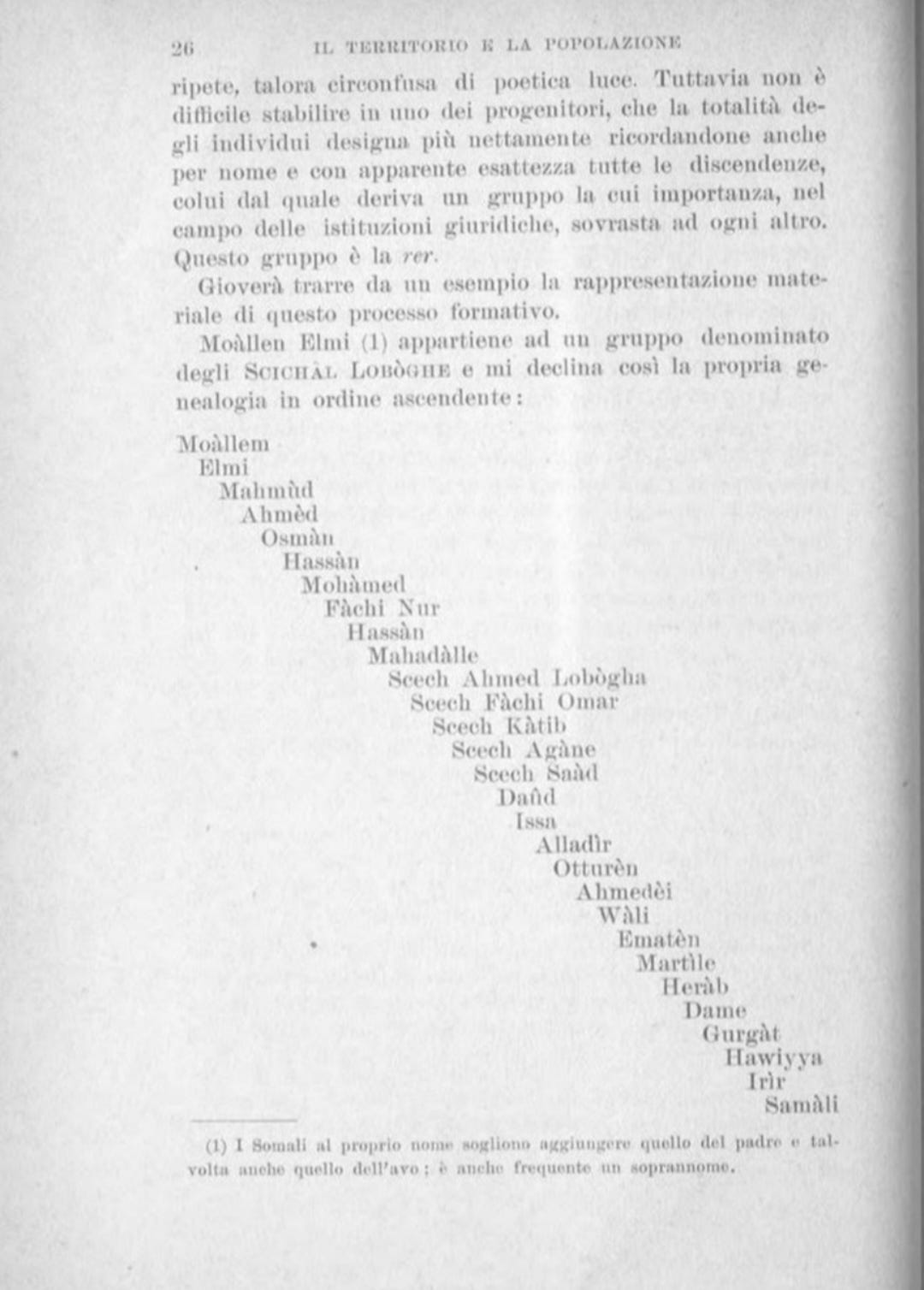 Hawiye clans and subclans lineage distribution