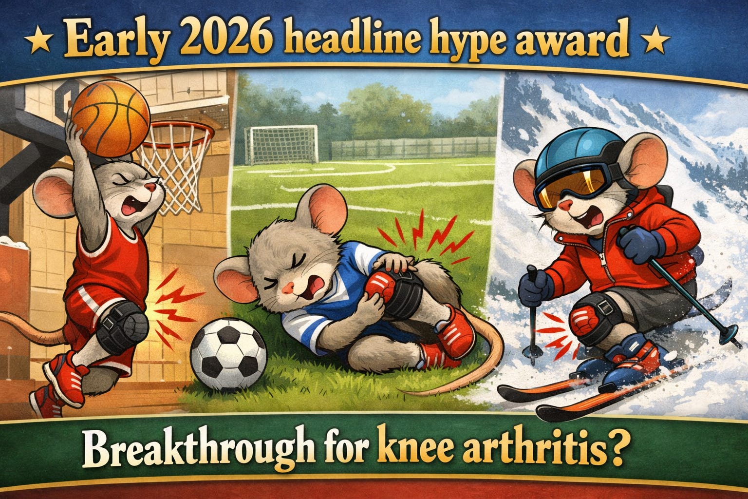 Breaking down the knee arthritis "breakthrough"