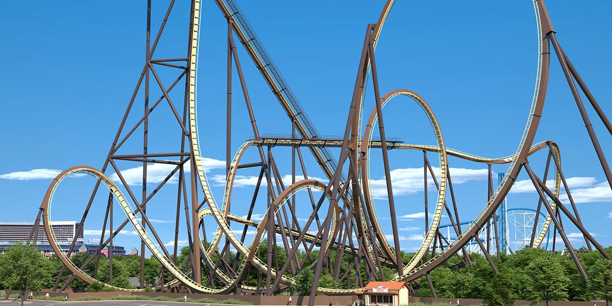 95 degree angle roller coaster