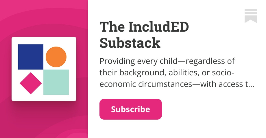 The IncludED Substack | Rocket Learning | Substack