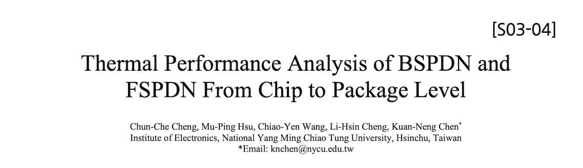 The Thermal Frontier of BSPDN: IITC 2025 Highlights from NYCU