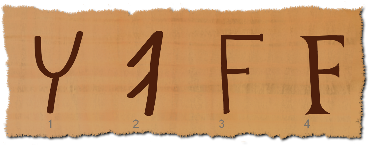 A History of the Letter F - by Michael Salemi