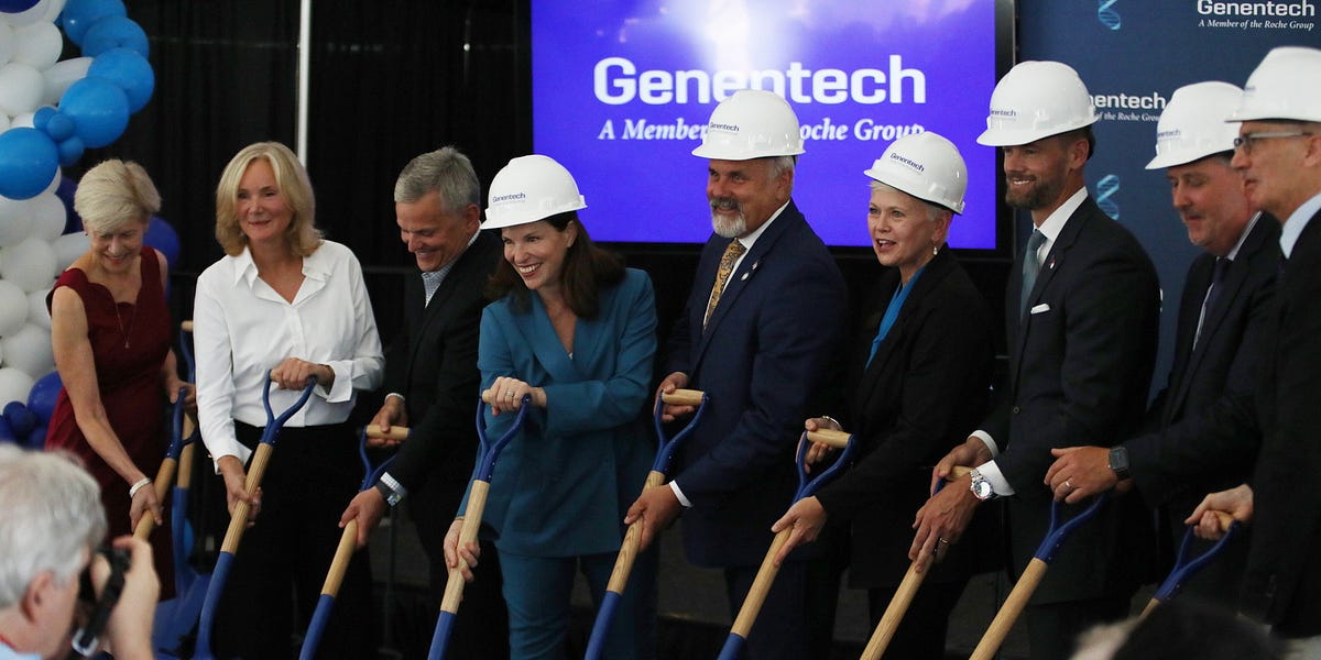 Genentech Breaks Ground on $700M Biotech Facility in Holly Springs