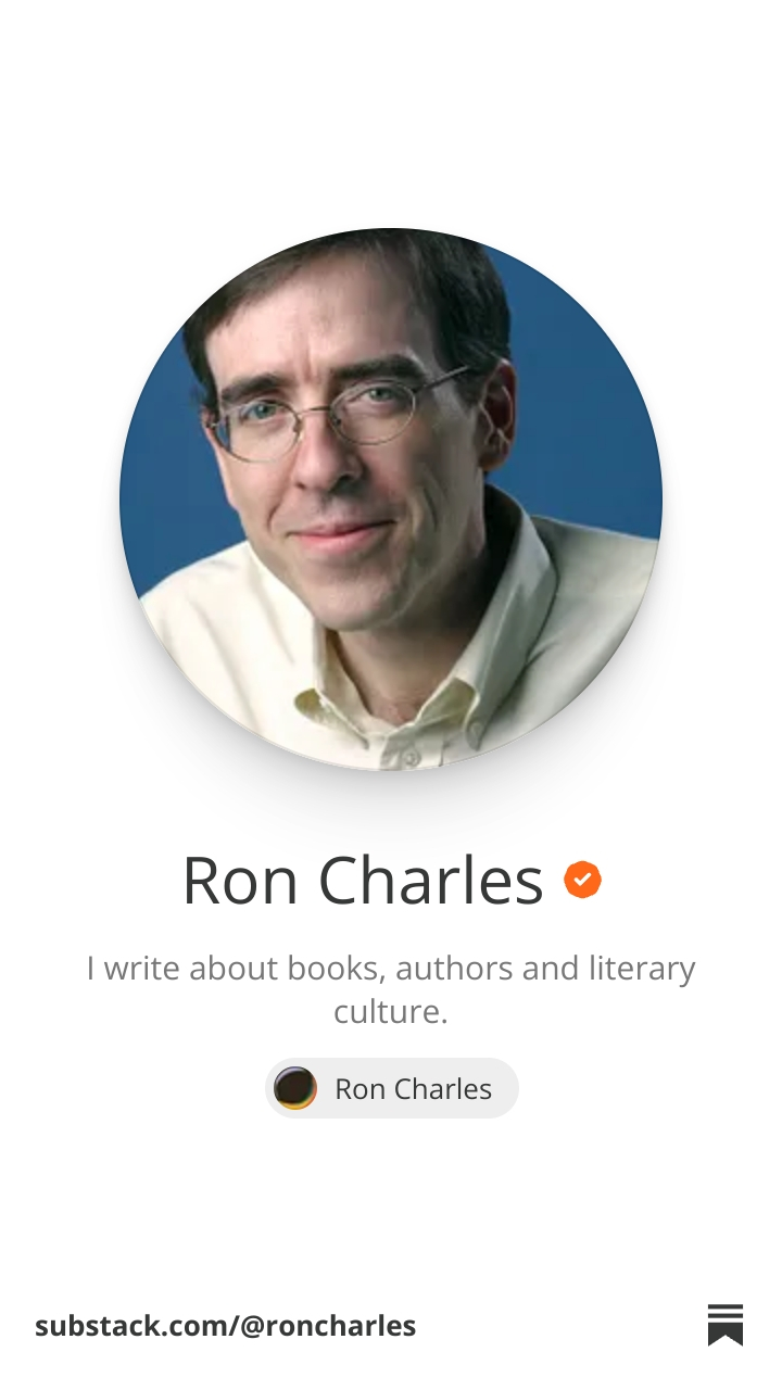 Ron Charles | Substack