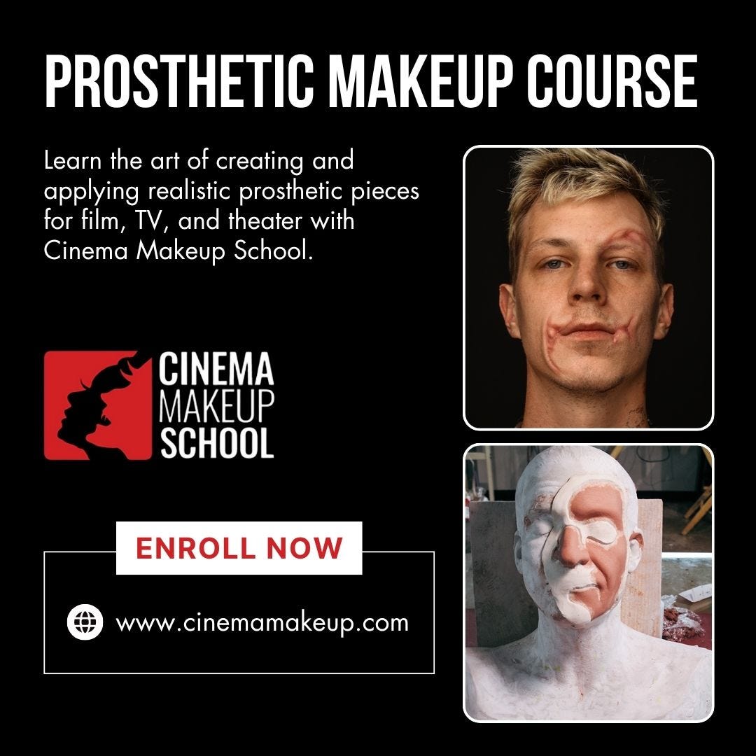 SFX Prosthetic Makeup Course at Cinema Makeup School