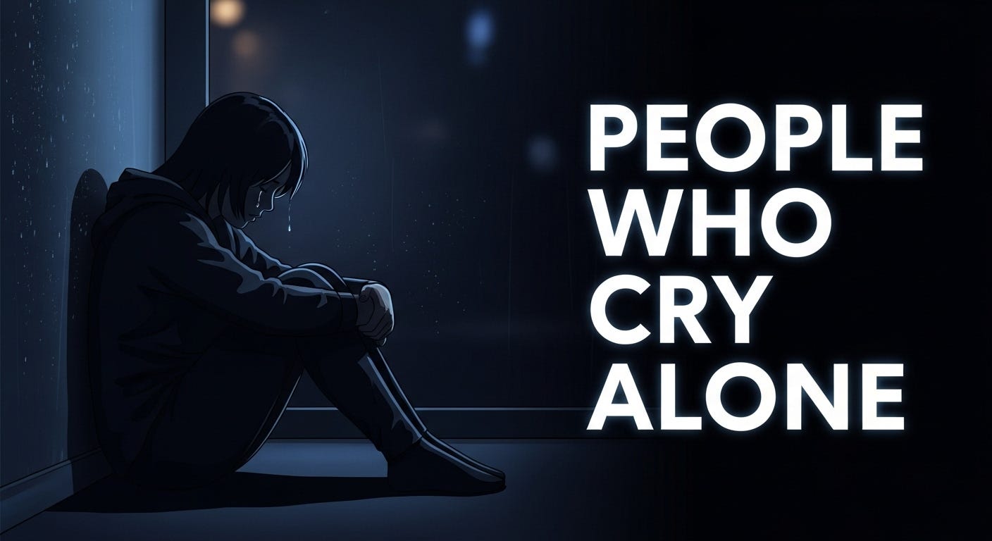 The Psychology of People Who Cry Alone - by Fahim chughtai