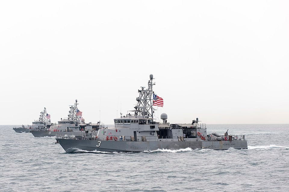 Corvettes, Patrol Craft, and Minesweepers that are Minesweepers