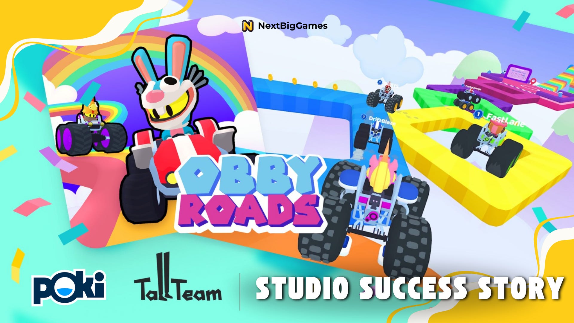 Poki x Tall Team:Obby Roads Launches on Poki