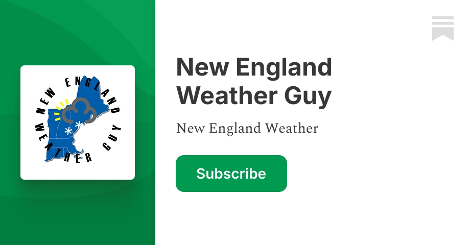 New England Weather Guy | Substack