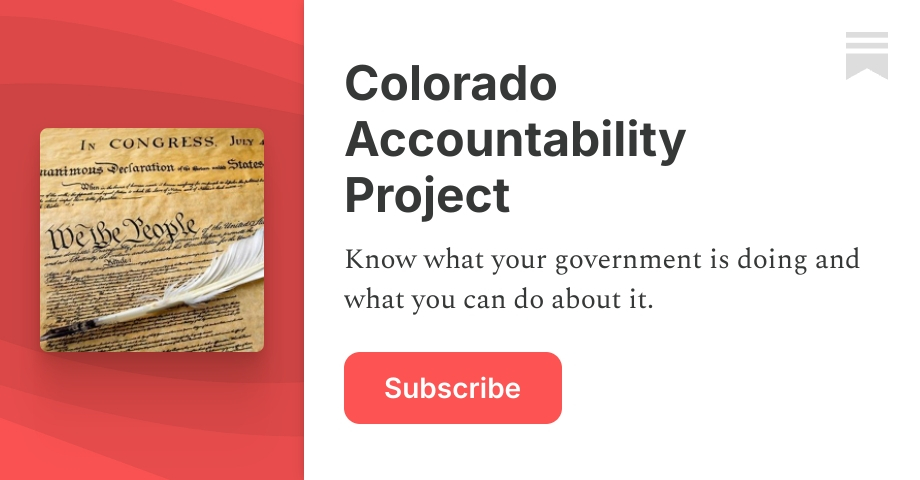 Colorado Accountability Project | Cory Gaines | Substack