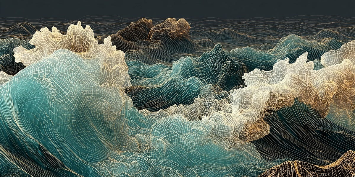 #891 Create Stunning Wireframe Landscape Art with AI