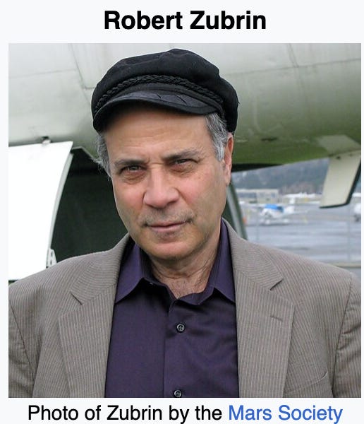 Who is Bob Zubrin? - Schoepffer’s Substack