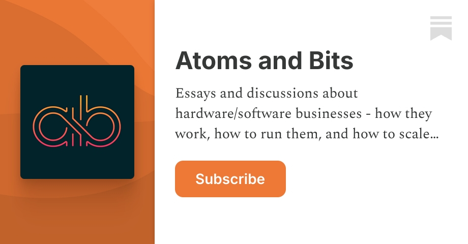 Atoms and Bits | Zach Supalla | Substack