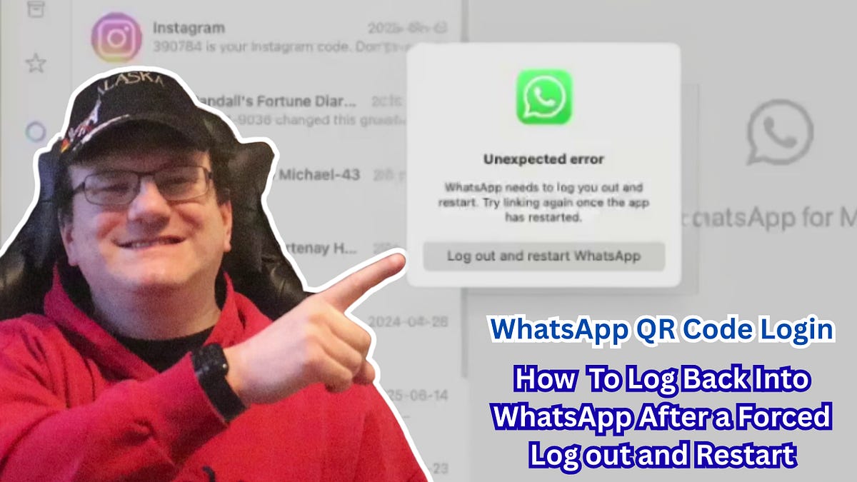 Quick Tip: How to Sign Back into WhatsApp on Your Computer Using the QR ...